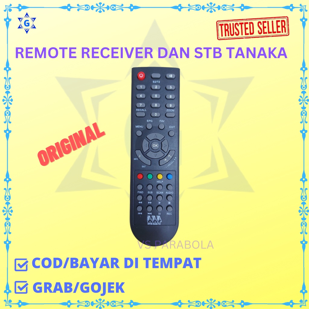 Jual REMOTE TANAKA STB TV DIGITAL DVBT2 dan RECEIVER TRANSVISION ...
