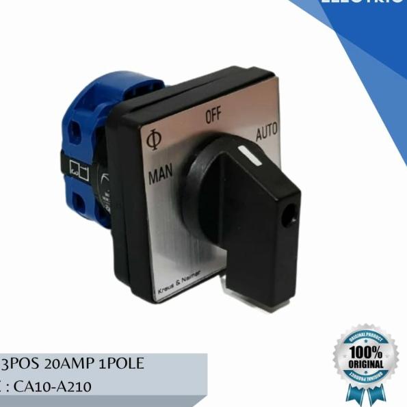 Jual SELECTOR SWITCH KRAUS&NAIMER (Type: CA10-A210) - MAN-OFF-AUTO | Shopee Indonesia