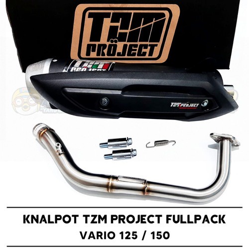 Jual Knalpot Standar Racing TZM Project Vario 125 150 LED OLD NEW avrio 160 Knalpot STD NON SS ...