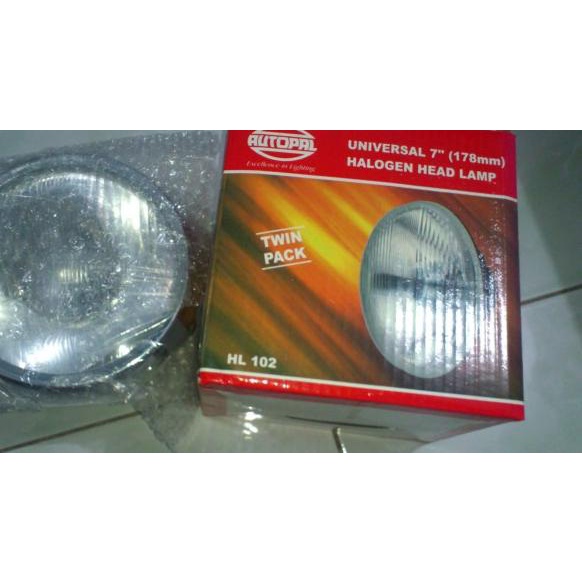 Jual Reflektor Autopal 7 & 5 inch Tiger Megapro Vixion Scorpio Byson CB ...