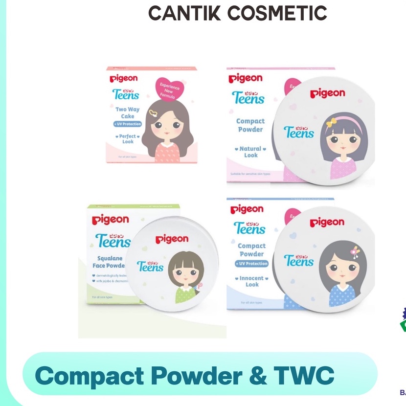 Jual PIGEON TEENS Compact Powder UV Protection | Two Way Cake | Remaja ...