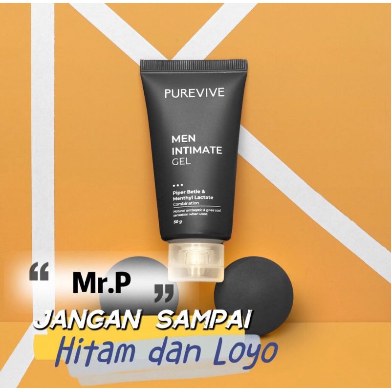 Jual PUREVIVE MEN Mr.P INTIMATE GEL- Mr.P Lebih Cerah Keras dan Bebas ...