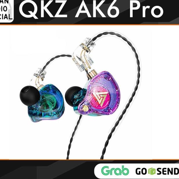 Jual QKZ AK6 Pro Earphone with Mic alt KZ EDX Pro TRN MT1 KZ EDC KZ EDS ...