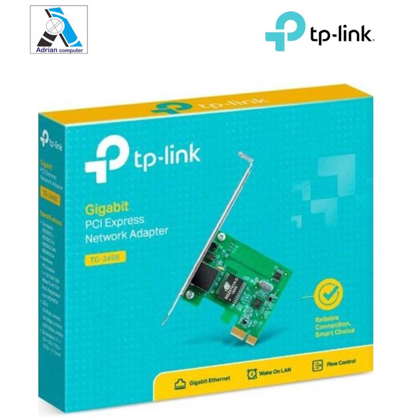 Jual LAN Card TP-Link TG-3468 Gigabit PCI Express Network Adapter ...