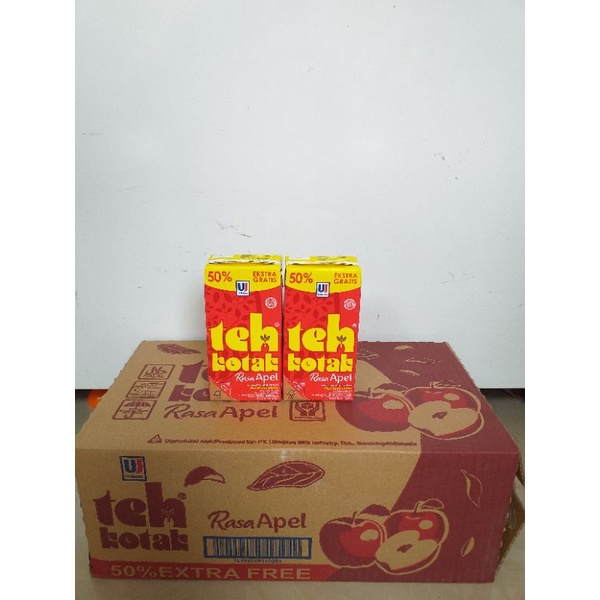 Jual Teh Kotak Rasa Apel Lemon Blackcurrant 300 ML 1 Dus | Shopee Indonesia