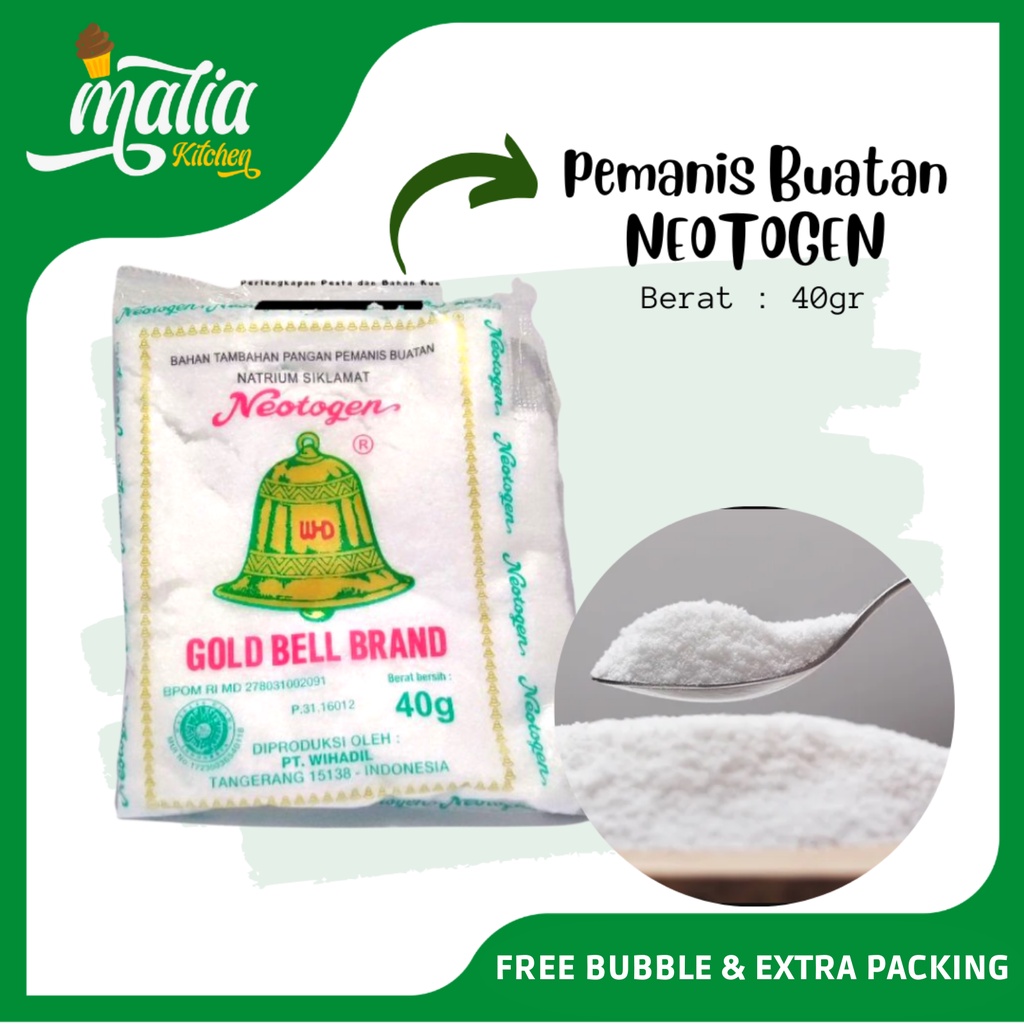Jual Pemanis buatan NEOTOGEN Sodium Siklamat 40gr | Shopee Indonesia