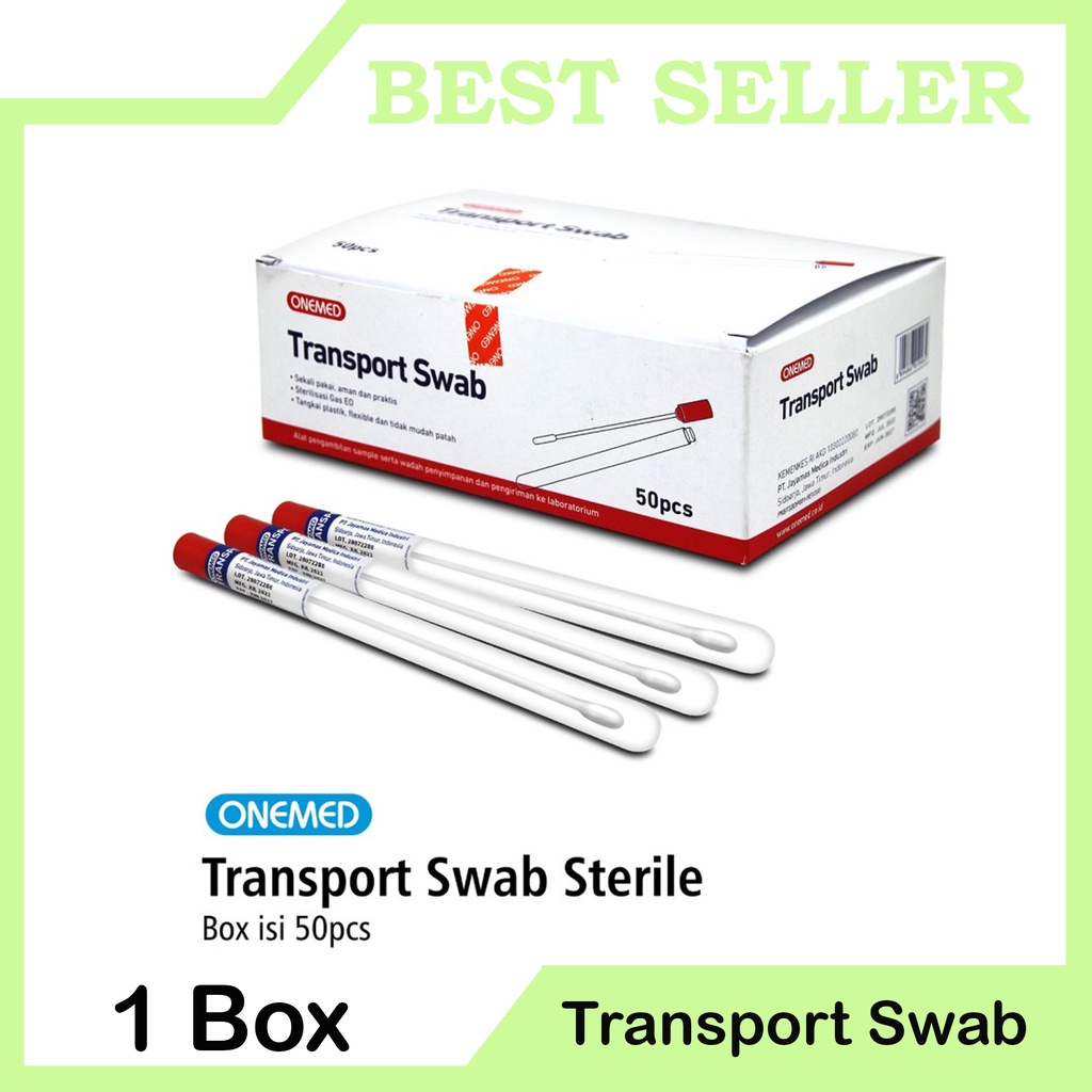 Jual Transport Swab Steril Onemed Box Isi 50 Pcs | Shopee Indonesia