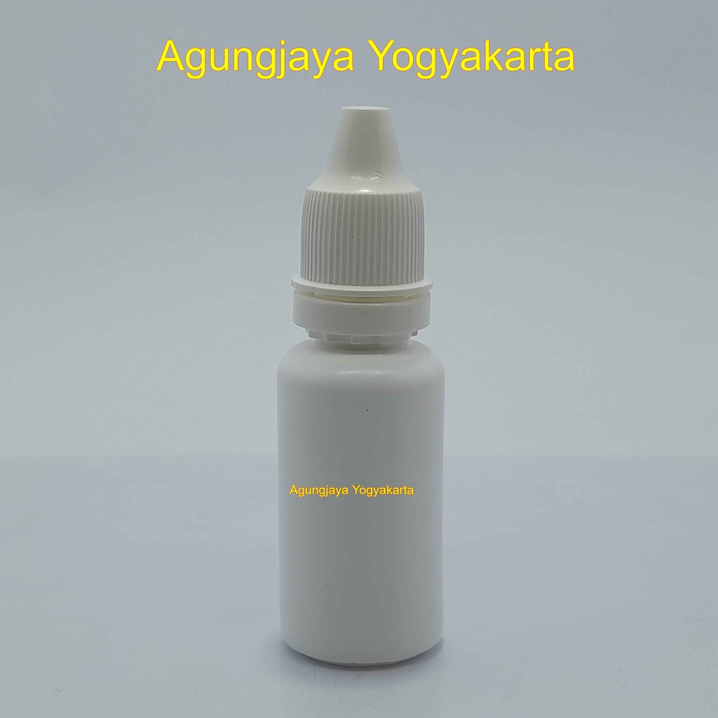 Jual Botol Tetes 15 ml Putih Tinggi segel Sumpel Putih / Tetes Mata ...