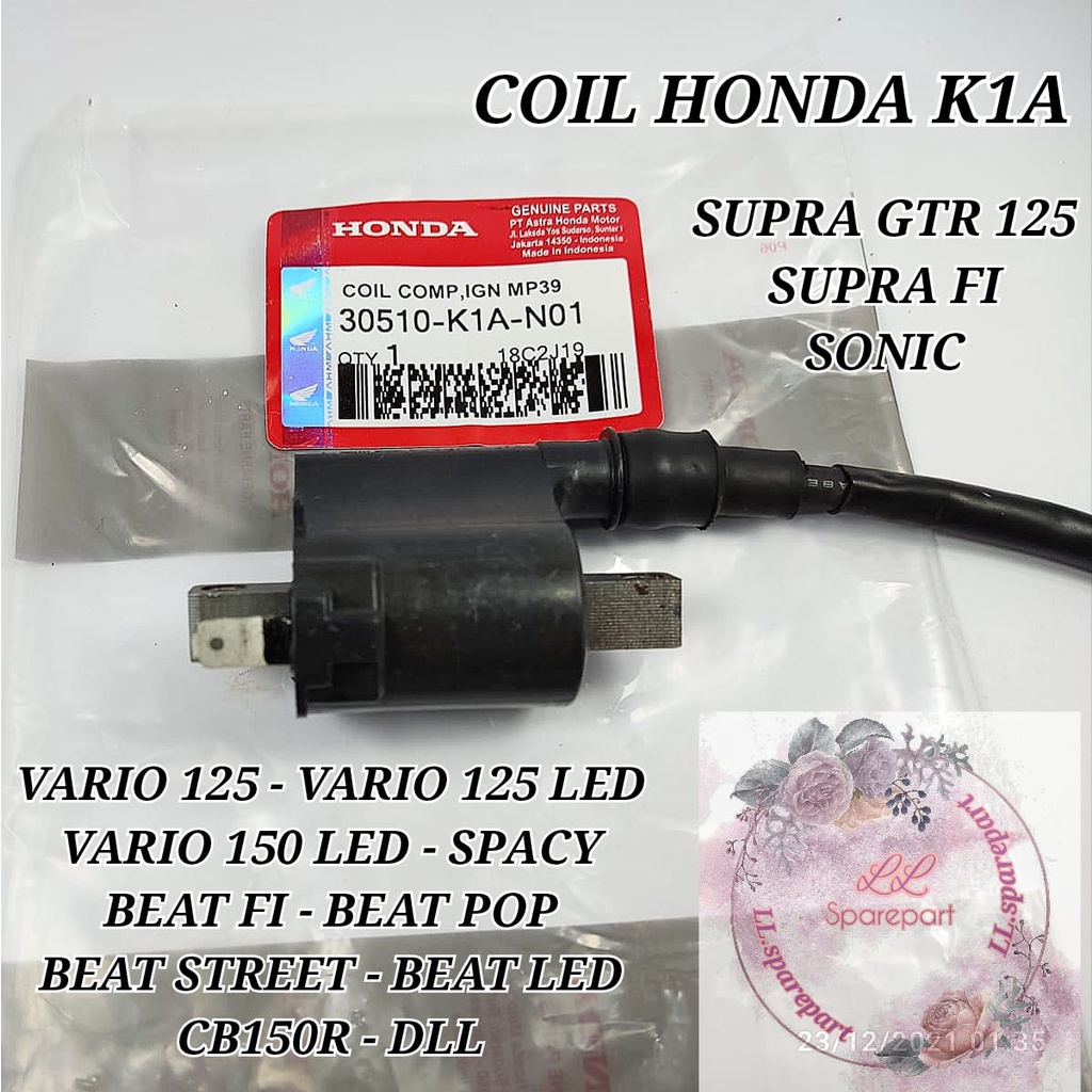 Jual COIL KOIL HONDA K1A KUALITAS ASLI ORIGINAL HONDA PRESISI BEAT FI ...