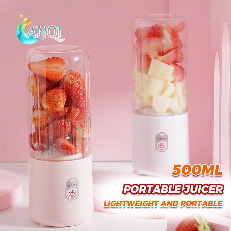 Jual ANQI SHOP Blender Juicer Portable USB 500ML Mini Juicer ...