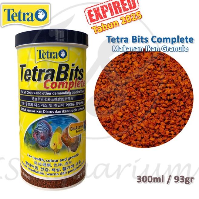 Jual Tetra Bits Complete 93gr Makanan Ikan Granule Tetra Bit Tetrabit ...