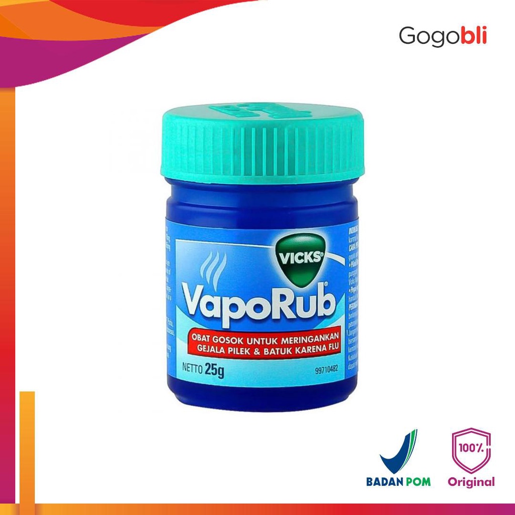 Jual Vicks Vaporub Original 25gr | Shopee Indonesia