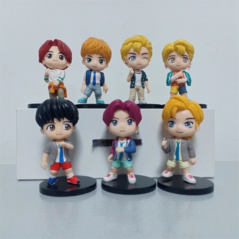 Jual Action Figure BTS Bangtan Boys Army Butter ver. Tiny tan BTS Set 6 Pcs | Shopee Indonesia