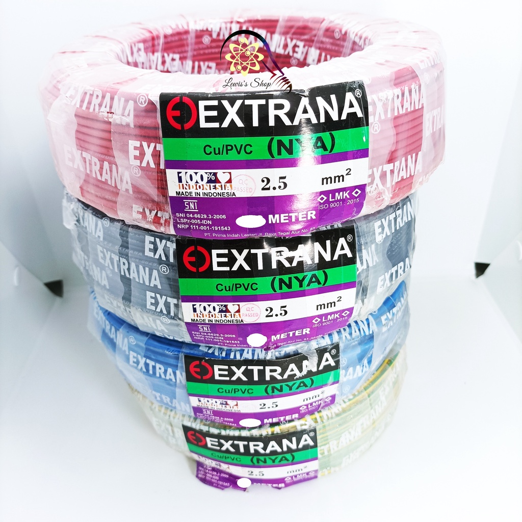 Jual Kabel NYA 2,5mm 50 meter Extrana Cable SNI | Shopee Indonesia