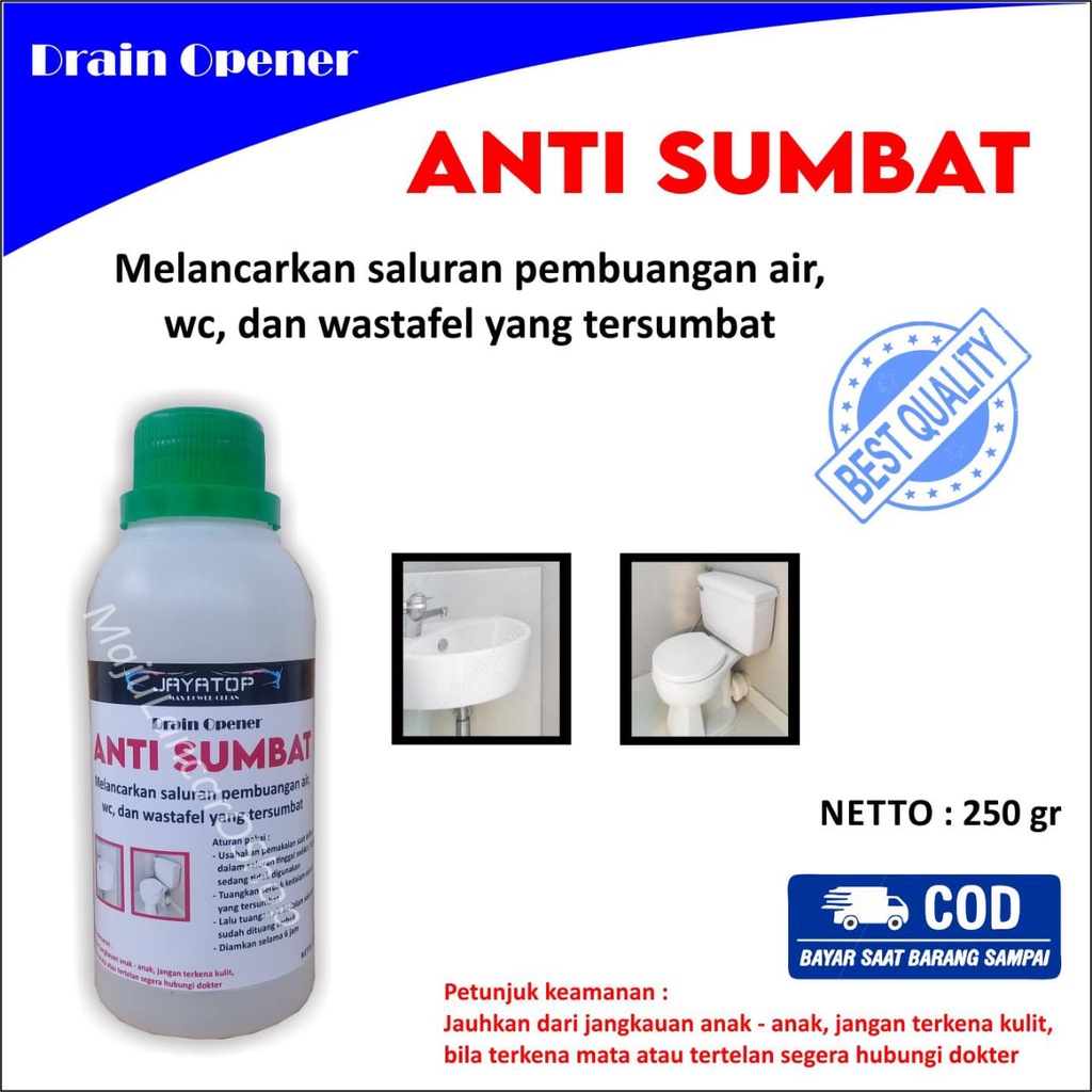 Jual Anti Sumbat Mampet Pembersih Saluran WC Kloset dan Saluran Pipa ...