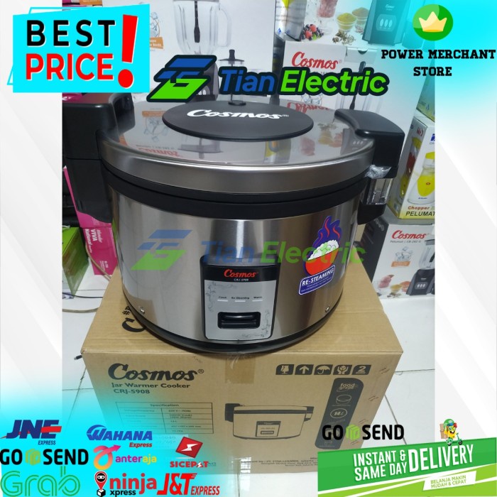 Jual Cosmos Crj-5908 Magiccom 14 Liter Nonstick 1600 Watt | Shopee ...