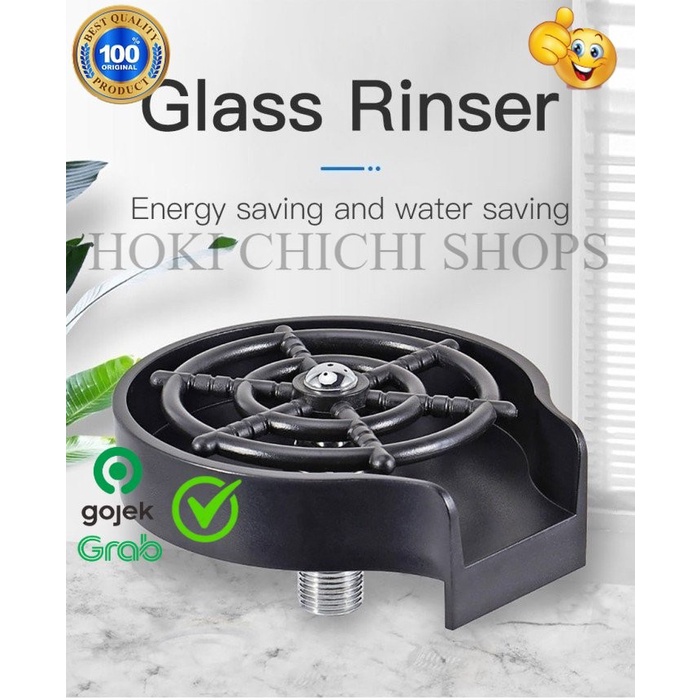 Jual jug rinser automatic cup washer set ABS / alat pencuci gelas ...