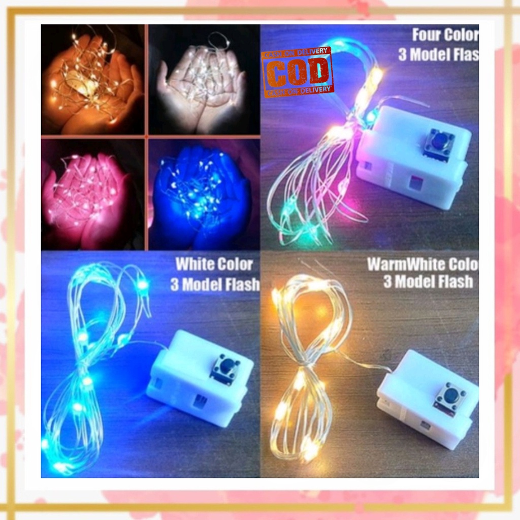 Jual Led Kawat Lampu Hias Tumblr Dekor Bunga Bobo Balon Bucket Mini ...