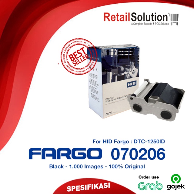 Jual Cartridge Ribbon Tinta Printer ID Card Original - HID Fargo ...