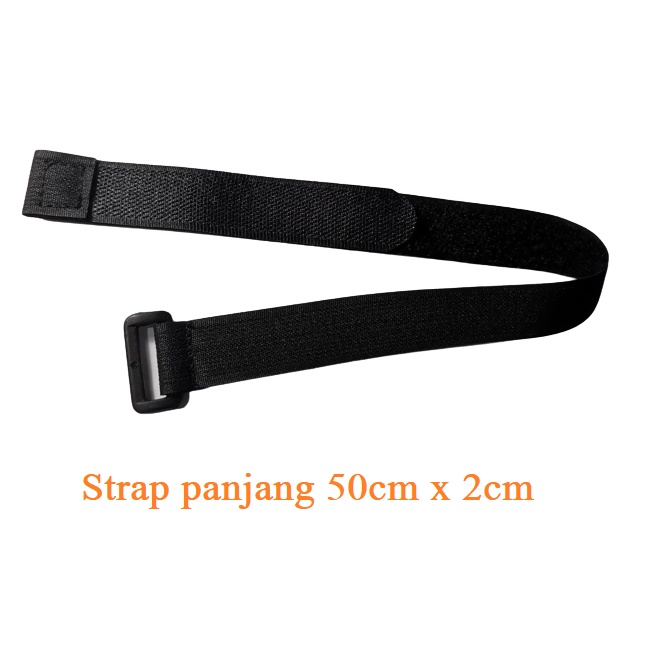 Jual 50cm Tali Strap Velcro Pengikat buckle Panjang 50cm 500mm ties ...