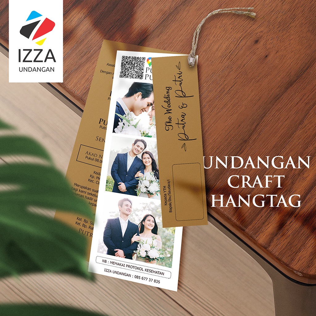 Jual UNDANGAN PERNIKAHAN HANGTAG UNIK ELEGAN SIMPLE UNDANGAN VIRAL ...
