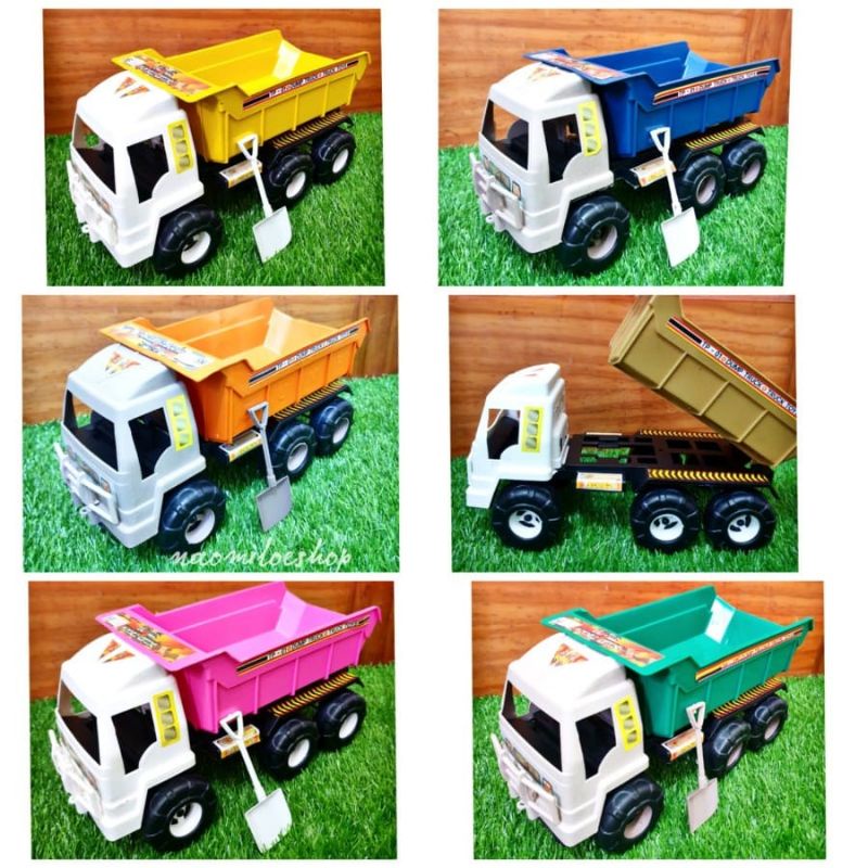 Jual Mainan Mobil Truk Tronton Moil Pengangkut Pasir Mobil truck/Toys ...
