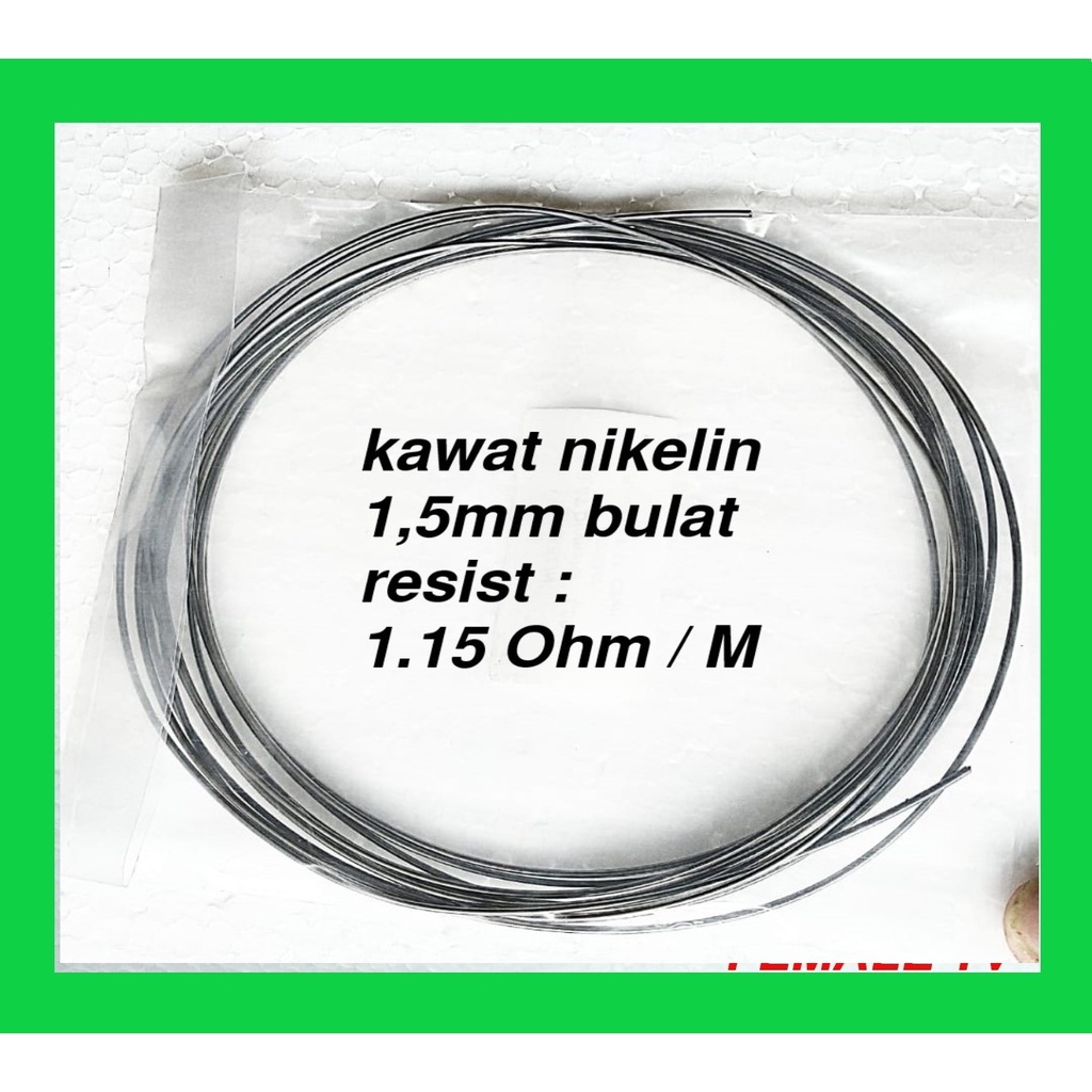 Jual kawat nikelin niklin 1,5 mm jual per 5 meter | Shopee Indonesia