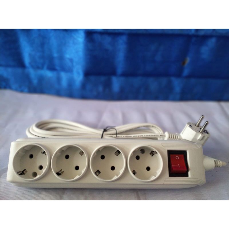 Jual Terminal/colokan 4 lubang kabel 5 meter | Shopee Indonesia