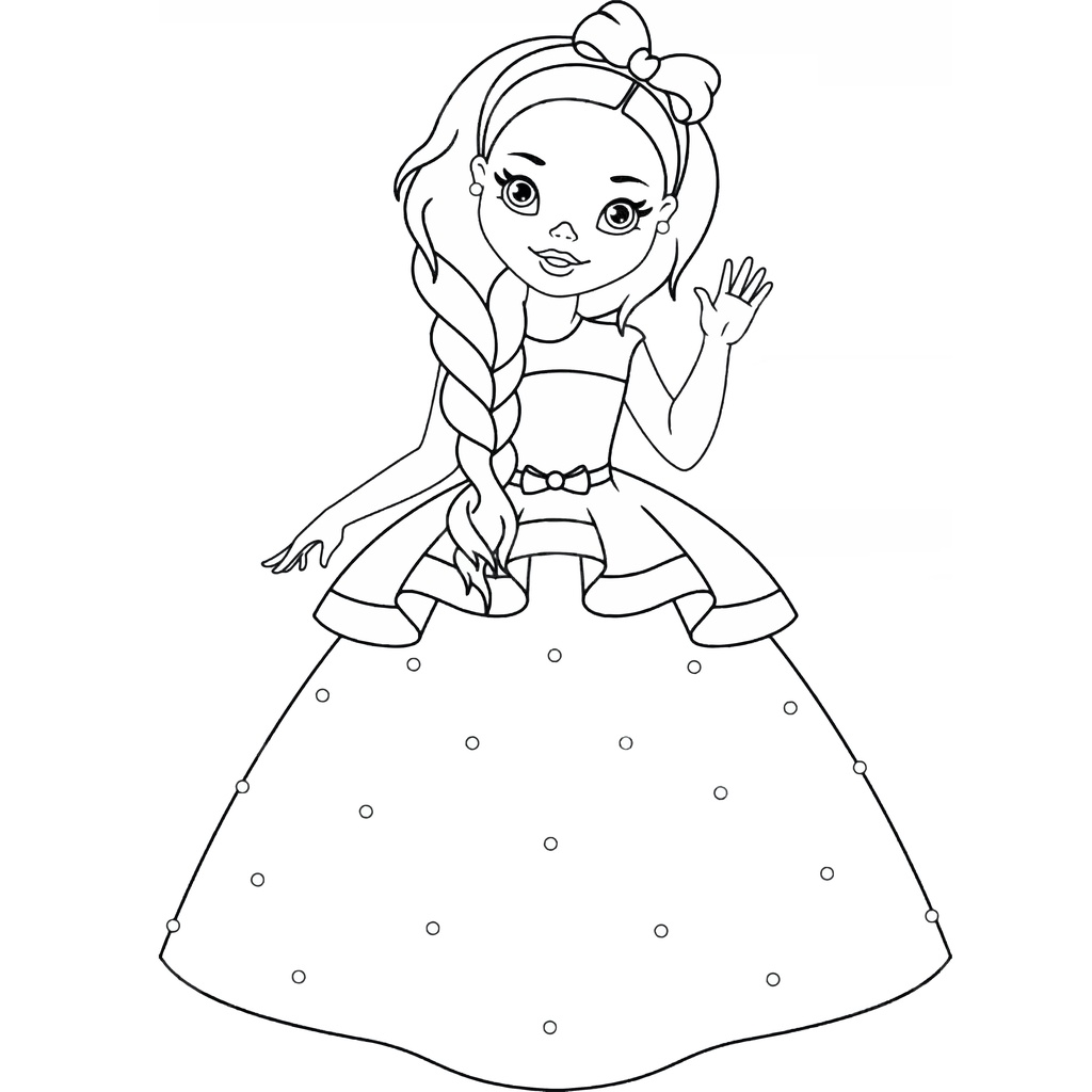 Jual Gambar Sketsa Mewarnai ~ PRINCESS/ Seketsa Lukis / Drawing Sketch ...