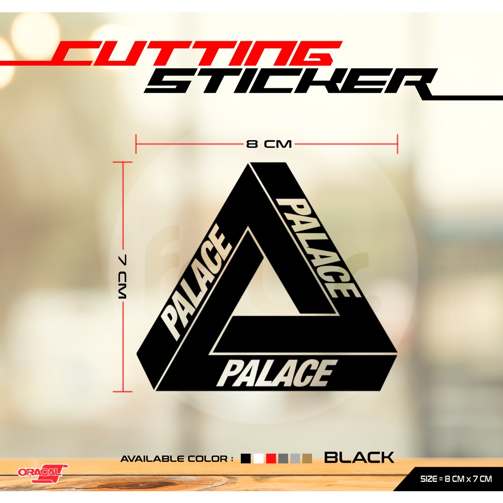 Jual Cutting Sticker PALACE Logo | Stiker Cutting Logo PALACE | Shopee ...