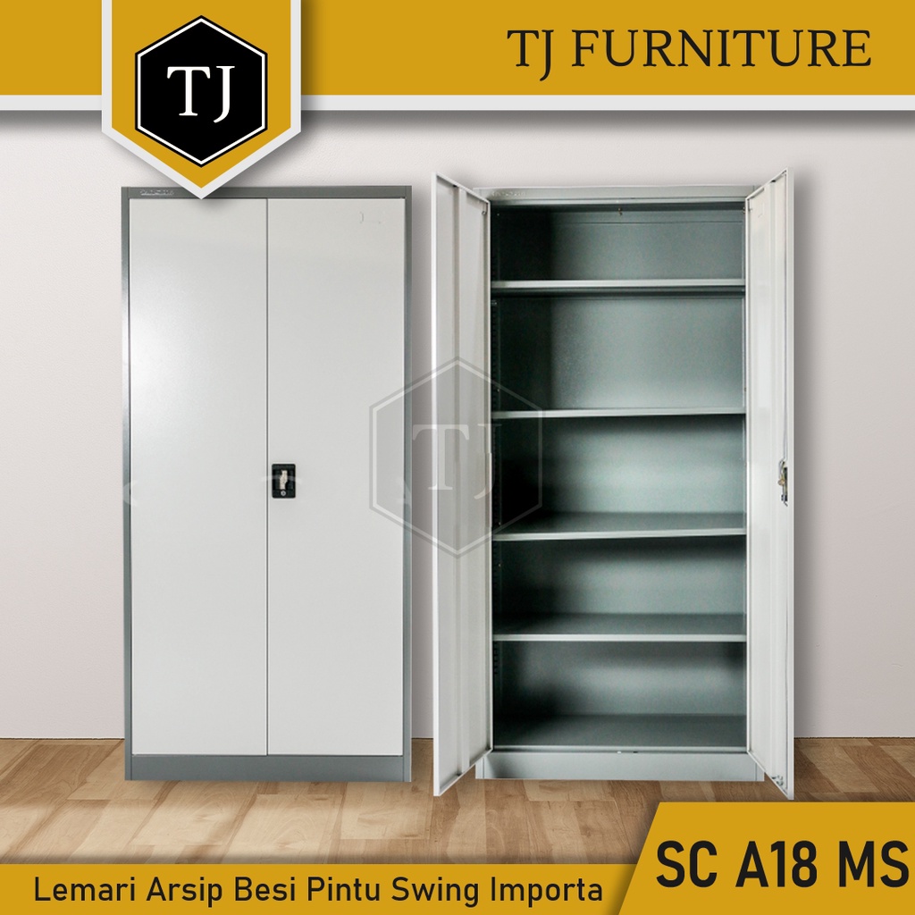 Jual Importa Loker Besi / Lemari Arsip / Locker Kantor Besi 2 Pintu Swing / Steel Cabinet SC A18 ...