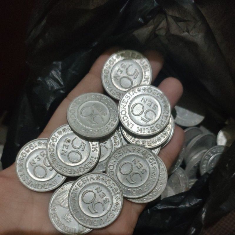 Jual koin kuno indonesia 50 sen | Shopee Indonesia