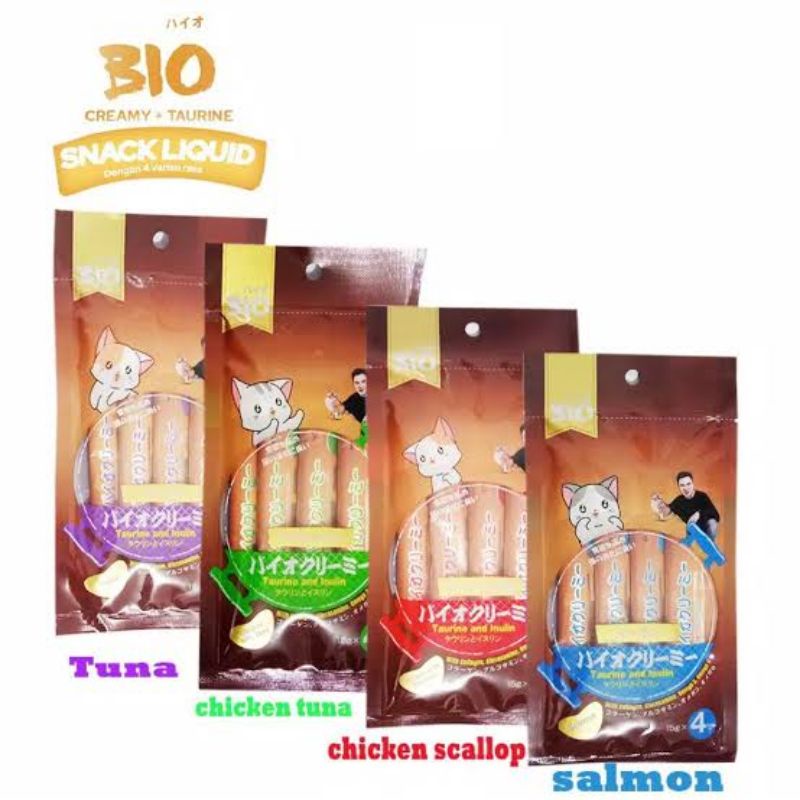 Jual Bio Creamy Liquid Snack Kucing 1pak | Shopee Indonesia