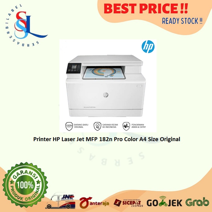 Jual Printer HP Laser Jet MFP 182n Pro Color A4 Size Original | Shopee ...