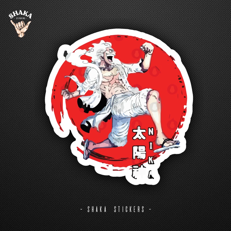 Jual Stiker Anime One Piece Luffy Gear 5 Keren Murah Anime Wibu Stiker ...