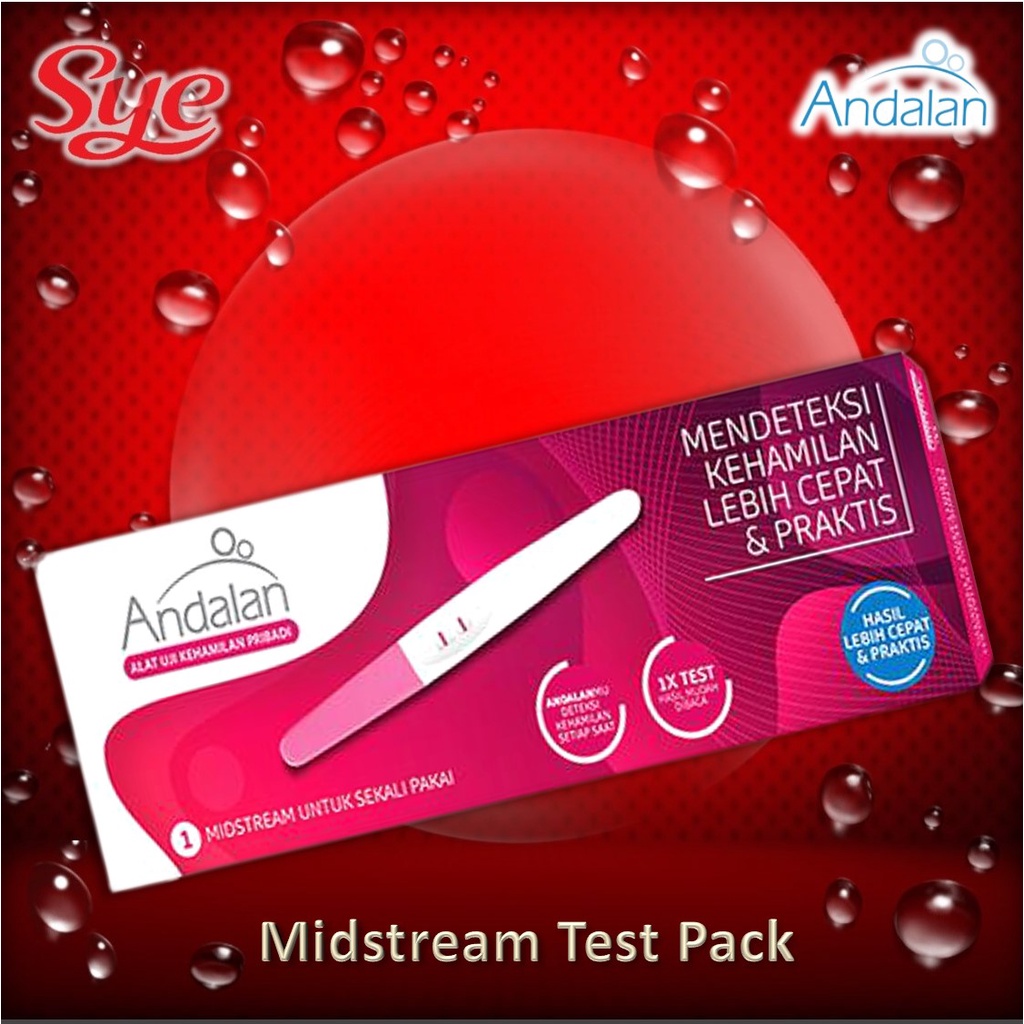 Jual Andalan Pregnancy Test Strip & Midstream / Andalan Ovulation Test ...