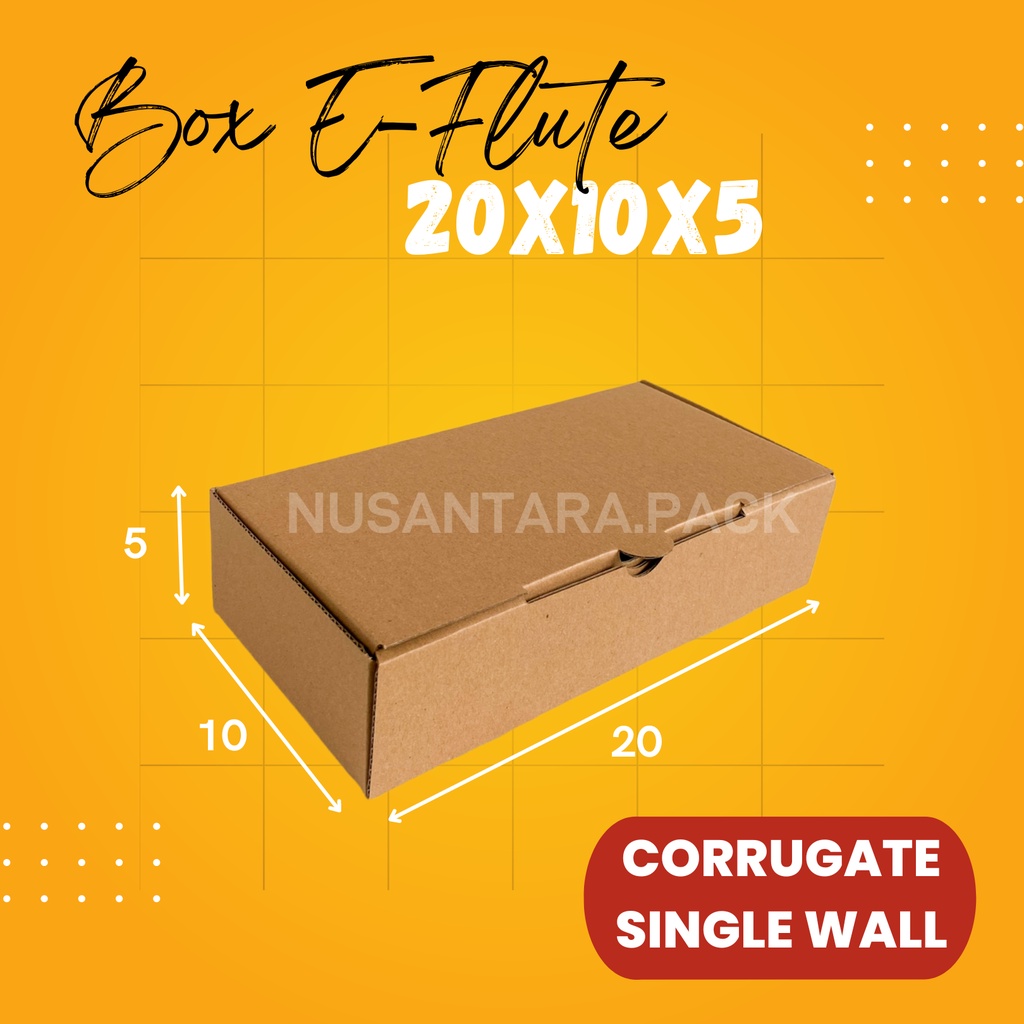 Jual E-FLUTE Kotak Brownies Bolen Kue Diet Cut Box Pie Mini Jajan Snack ...