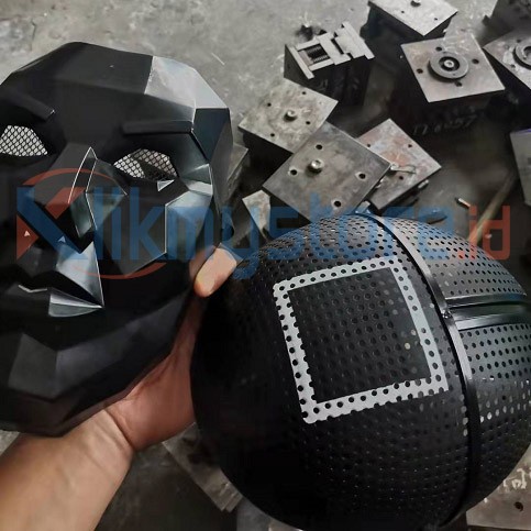 Jual Topeng Squid Game Mask Guard Soldier Front Man Pesta Halloween ...