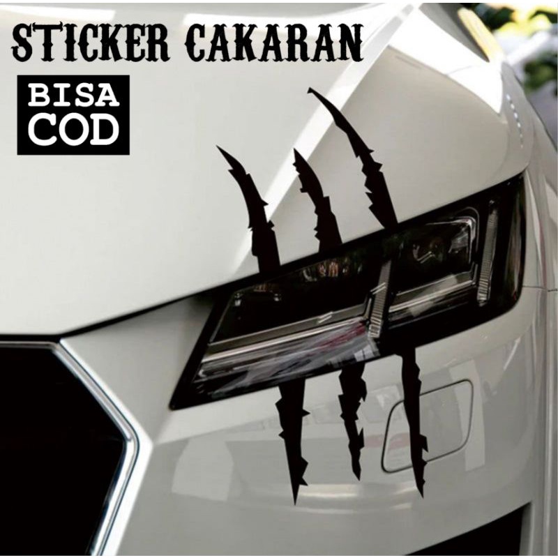 Jual STICKER STIKER CAKARAN MONSTER MOBIL MENYALA | Shopee Indonesia