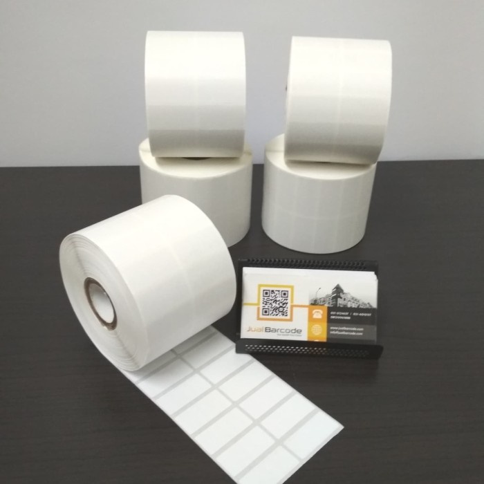 Jual KERTAS STICKER LABEL PRINTER BARCODE 33 X 15 MM - 2 LINE ...