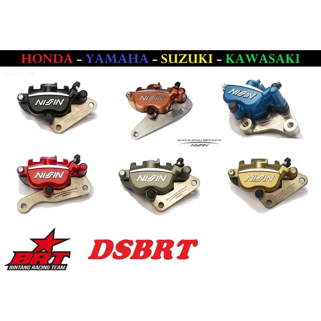 Jual Caliper Kaliper NISSIN Samurai Brake 2 PISTON BEAT KLX Ninja Nmax R15 Xride CRF Vixion ...