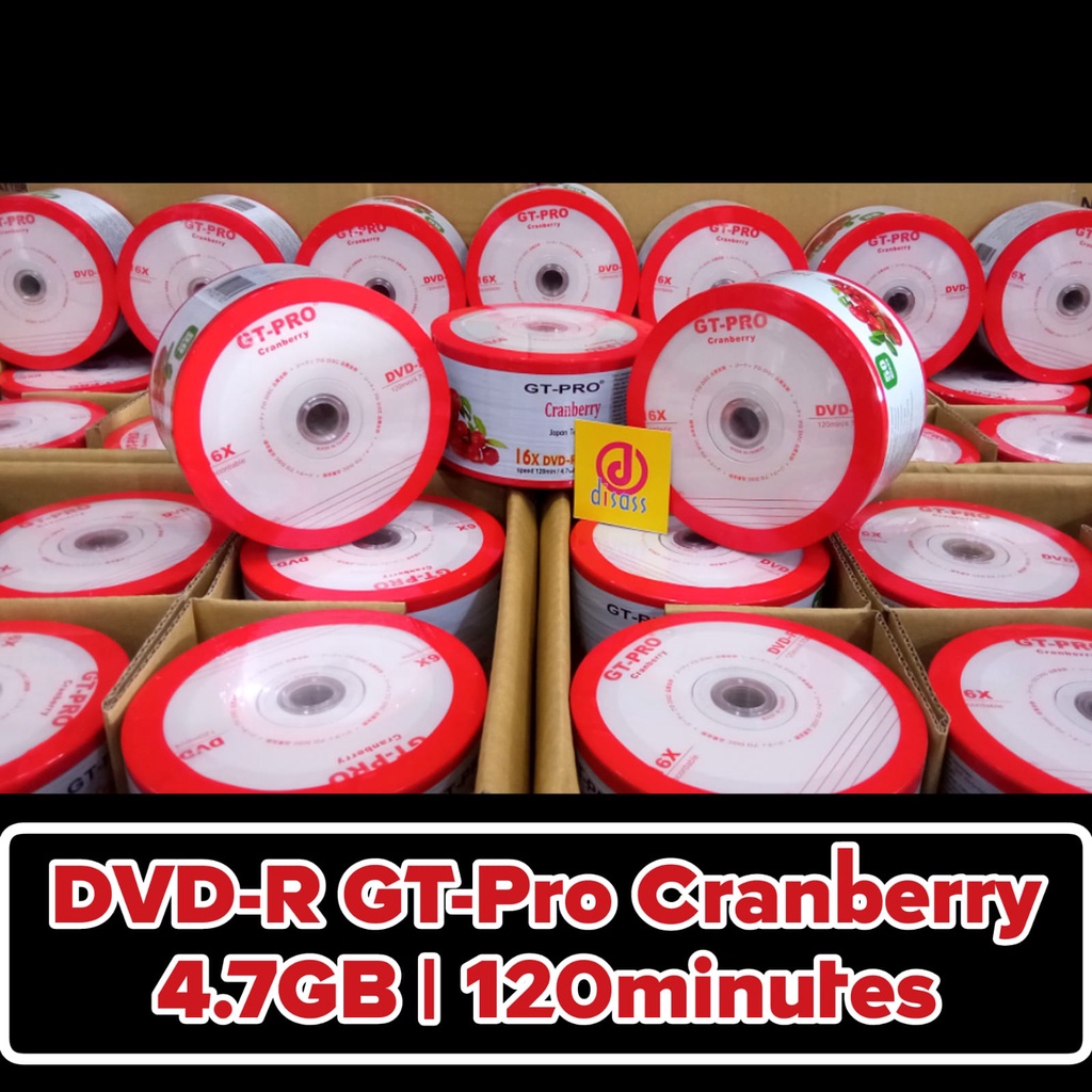 Jual DVD R GT-PRO APPLE/CRANBERRY/FISH/BERRIES 16X 4.7GB - DISASS JOGJA ...