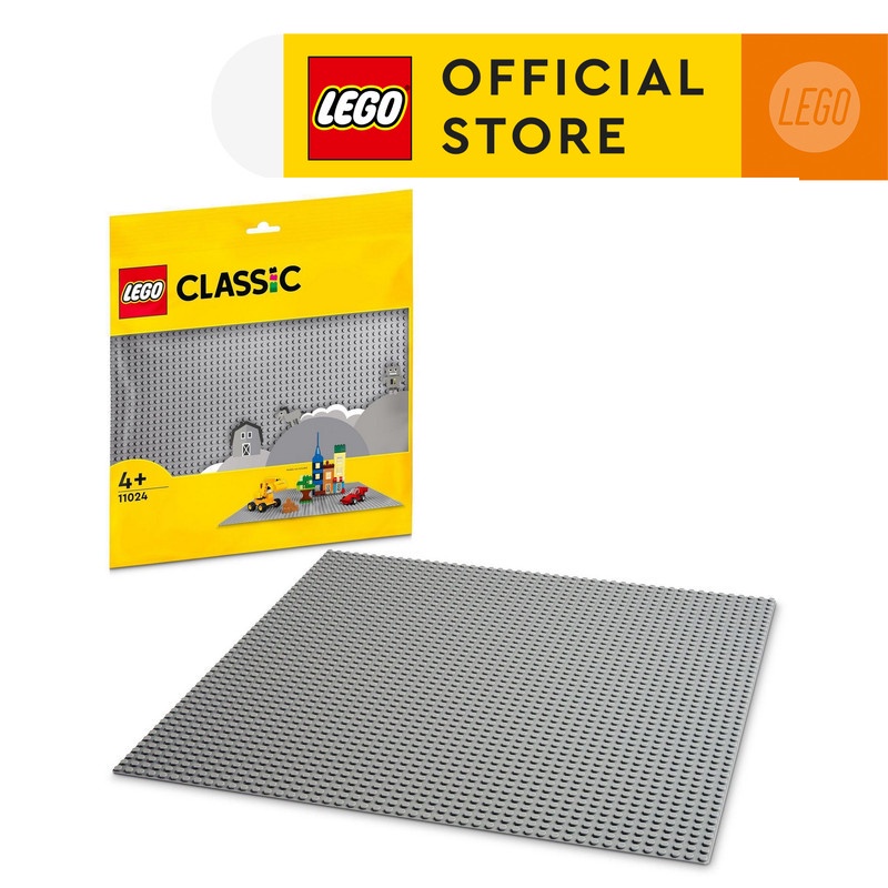 Jual LEGO Classic 11024 Grey Baseplate Building Kit for Kids (1 Piece ...