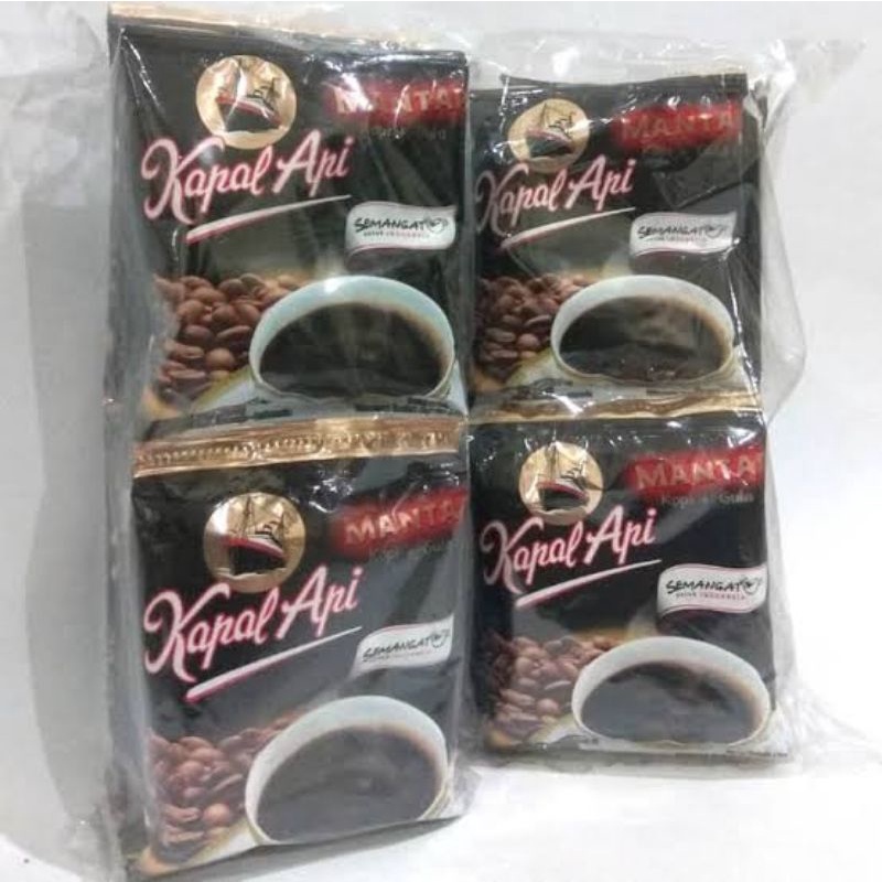Jual Kopi kapal api 25gr x 10 sachet kopi+gula mantap | Shopee Indonesia