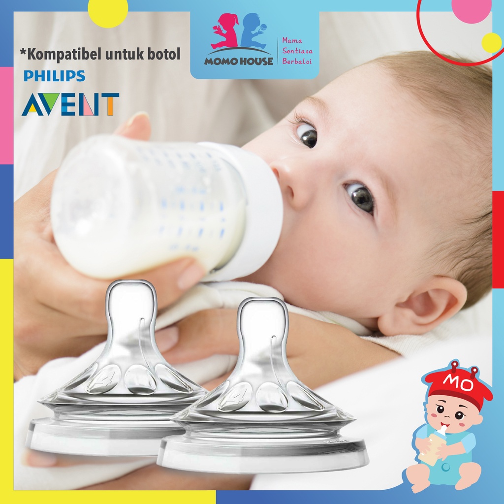 Jual MOMO HOUSE Dot Botol Bayi Dot Nipple Silikon Teat Puting DOT ...