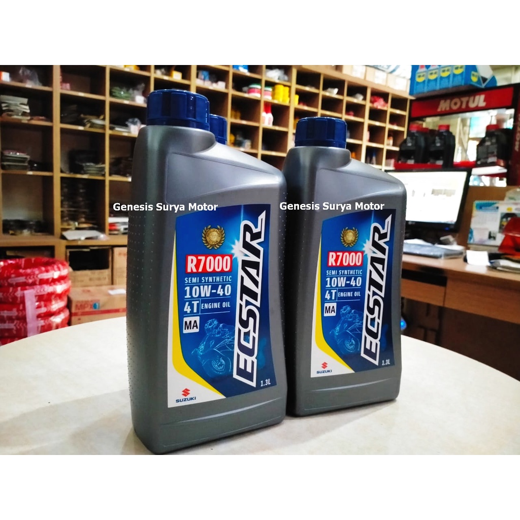 Jual Oli SGO ECSTAR R7000 10W-40 1,3L GSX Sat FU Injeksi | Shopee Indonesia