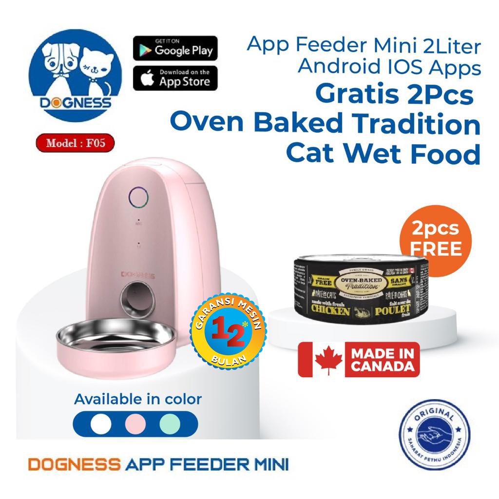 Jual Dogness Smart Feeding - Tempat Makan Anjing Otomatis - App Feeder Mini 2Liter - F05 ...
