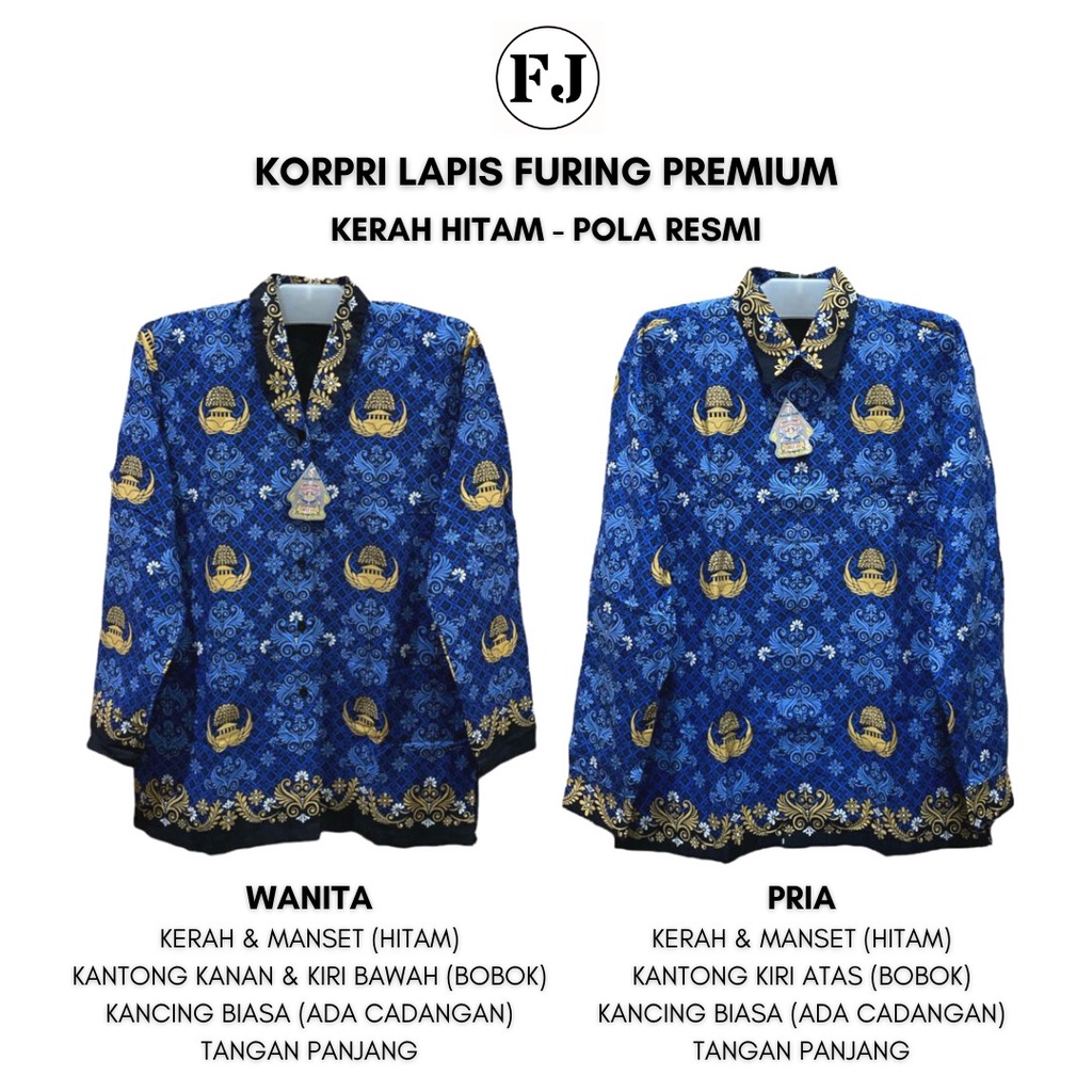 Jual Baju Korpri pola resmi furing Family Jaya | Shopee Indonesia