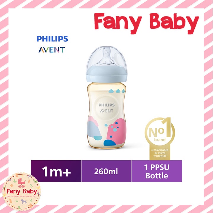Jual PHILIPS AVENT NATURAL PPSU BOTTLE 1M+ 260ML [ SCY943/01 ] | Shopee ...
