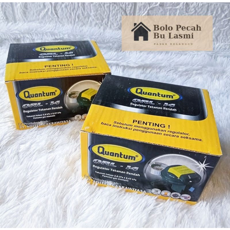 Jual Regulator Quantum QRL-14 Meter / Regulator Gas Tekanan Rendah ...